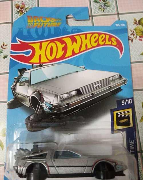 Hot wheels Delorean back to the future. Хотвилс Де