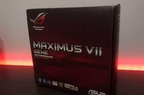 Материнская плата asus maximus VII gene