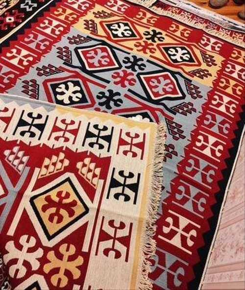 Двусторонние ковры эко хлопок восточные килимы
