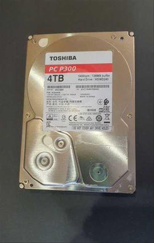 Жесткий диск hdd Toshiba P300 hdwd240 4tb