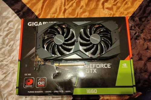 Видеокарта Gigabite GTX 1660 OC