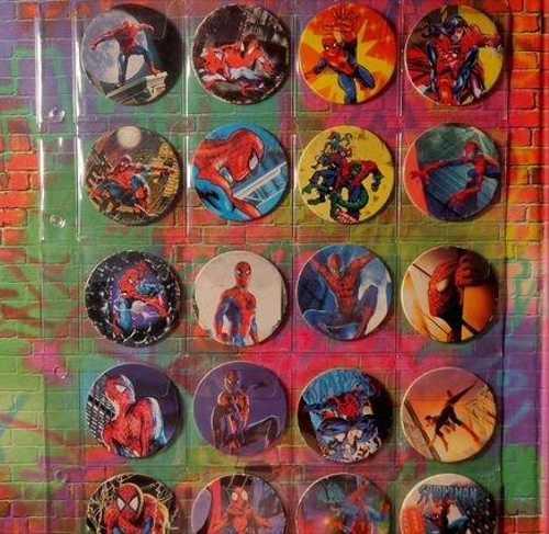 Фишки "Spider Man Caps" 76/76