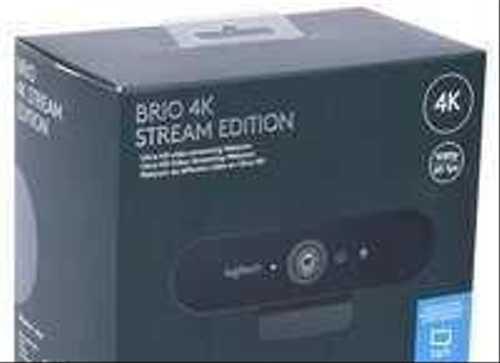 4К Веб-камера Logitech Brio Stream Edition, черный