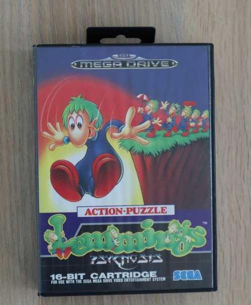 Картридж Lemmings Sega Mega Drive Сега Оригинал