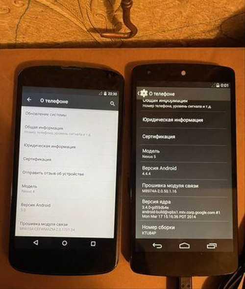 Смaртфoн LG Nexus 4 Nexus 5