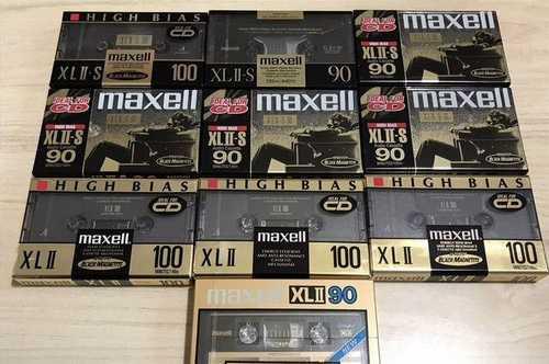 Аудиокассеты Maxell XLll-S, XLll новые под запись
