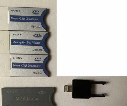 Переходники Адаптеры Memory Stick Duo Sony msac-M2