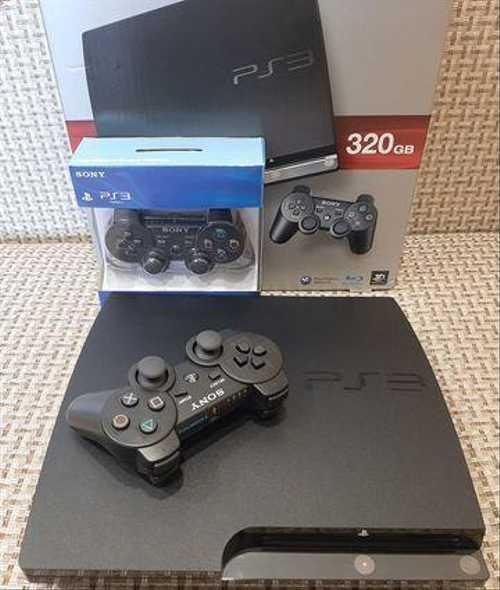 Sony playstation 3 + 50 игр и 2 джойстика