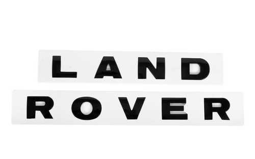 Надпись land rover на капот Discovery 3 / 4 черная