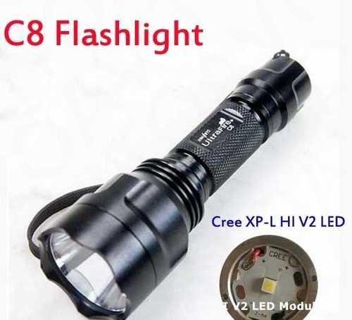 Компактный прожектор на UltraFire C8 с Cree HI V2