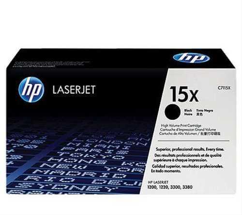 Картридж лазерный HP "15X/C7115X", на 3500 страниц