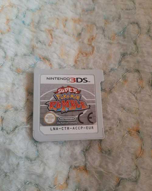 Игра nintendo 3ds super pokemon rumble