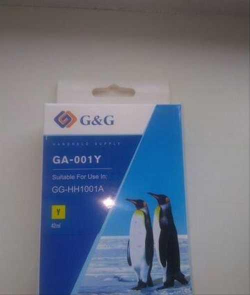 Картридж G&G GA-001Y Yellow