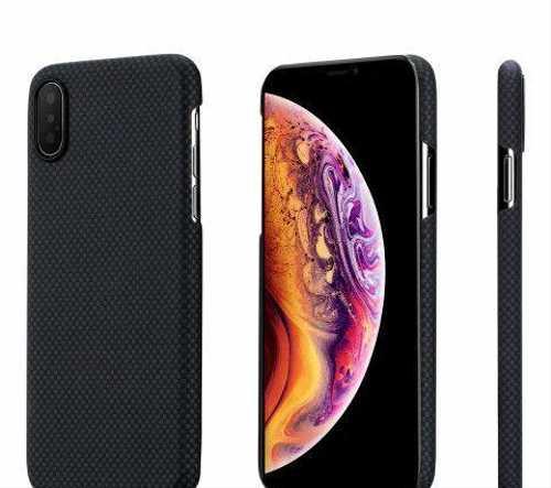 Чехол pitaka MagEZ Case для iPhone Xs Max серый