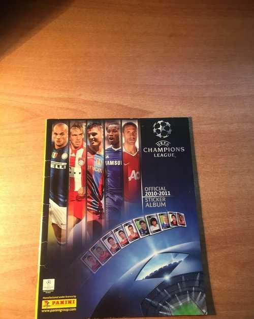 Альбом panini uefa 2010-2011