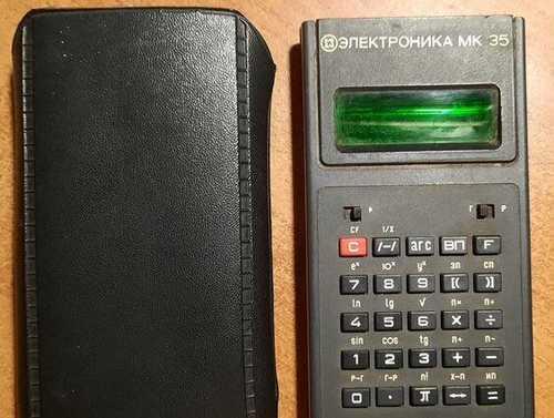 Советский калькулятор Электроника мк 35