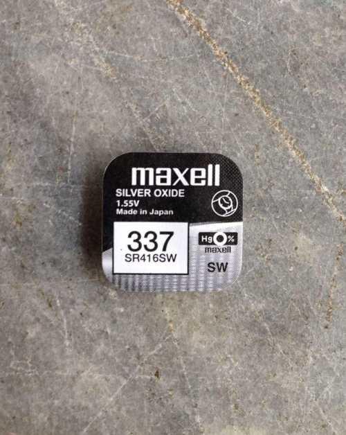 Батарейка Maxell SR416SW (337) 1.55V