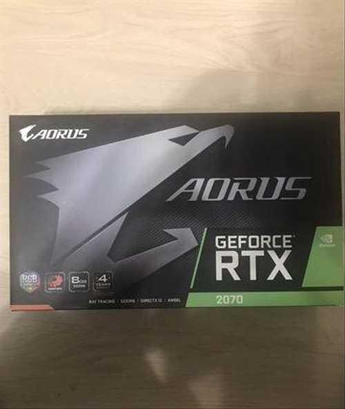 Видеокарта RTX Geforce 2070 aourus 8Gb