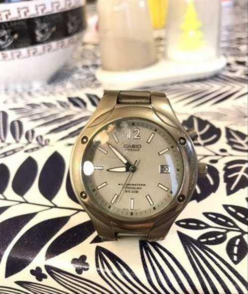 Часы Casio illuminator titanium WR 50M