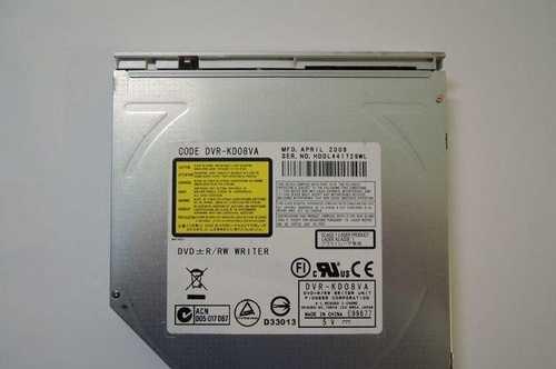 Привод DVD-RW для ноутбука IDE - модель DVR-KD08VA