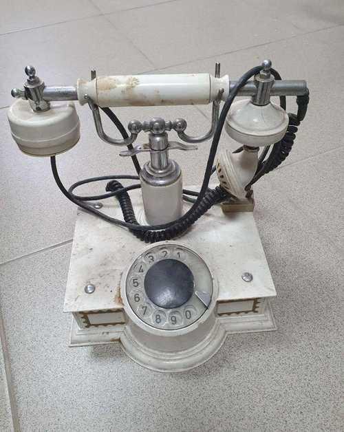 Винтажный телефонный стационарный ретро аппарат