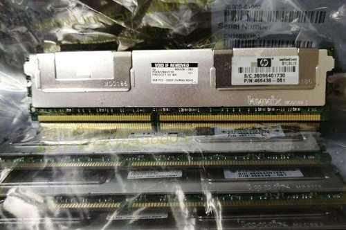 Серверная память 4GB DDR2 ECC REG FB-dimm есть 2шт
