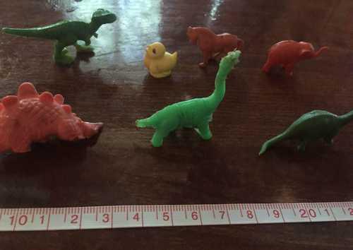Мини фигурки игрушки животных и динозавров