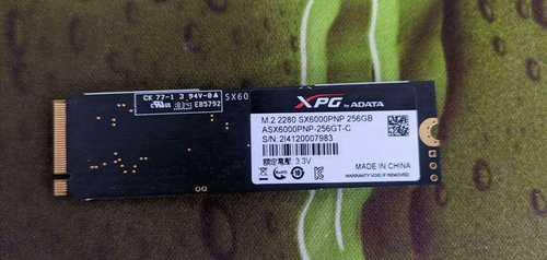 SSD 256Gb Adata xpg sx6000 pro
