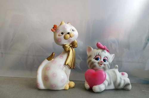 Керамические фигурки кошки