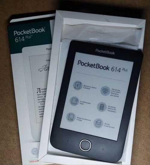 Pocketbook 614 Plus черный состояние новой