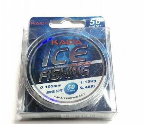 Леска Kaida Ice Fishing 0.105мм / 1.13кг / 50м