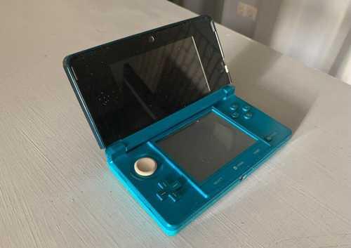 Nintendo 3DS цвет Aqua Blue