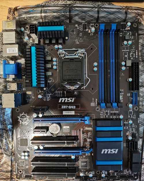 Продажа материнской платы msi z87-g43