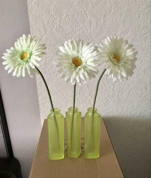 Вазы IKEA цена за 3 шт
