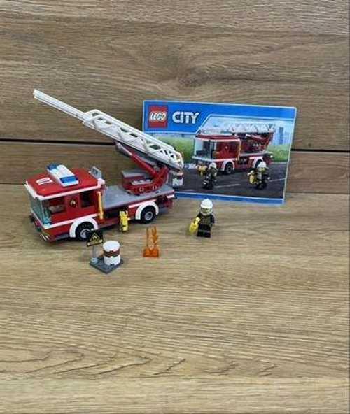 Lego City 60107 пажарный автомобиль с лестницей