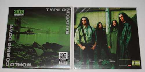 Type O'negative - world coming down 2LP Green
