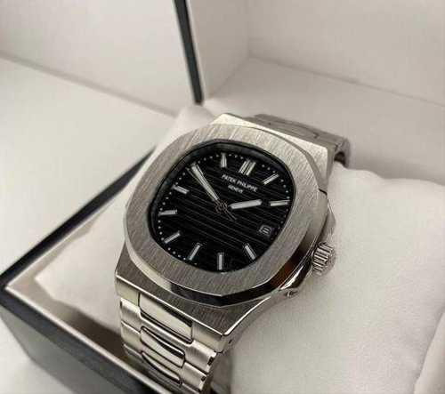 Часы Patek Philippe Silver Black Metal