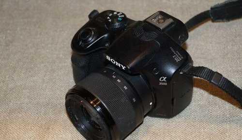 Sony Alpha A3500 Kit 16500 кадров + сумка Доставка