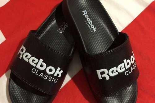Новые шлепанцы тапочки reebok