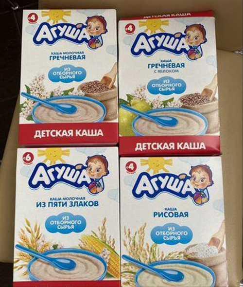 Каши и пюре Агуша, nestogen 2