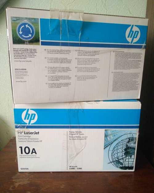 Новые оригинальные картриджи HP 10A (Q2610A)