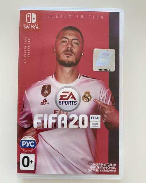 Игра fifa20 для приставки Nintendo switch