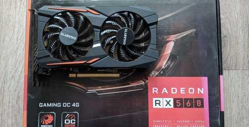 Видеокарта Gigabyte Radeon RX560 4Gb