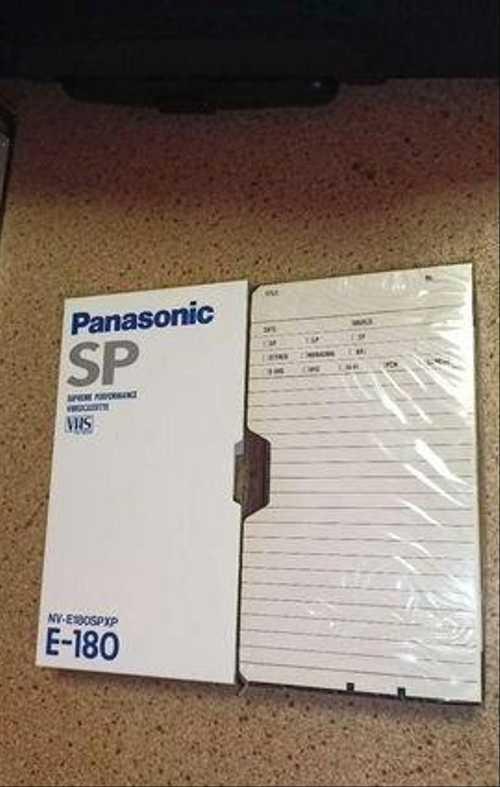 Видеокассета Panasonic vhs NV-E180spxp E-180