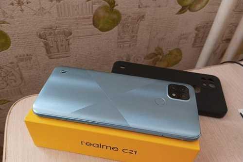 Смартфон realme C21 64 гб голубой