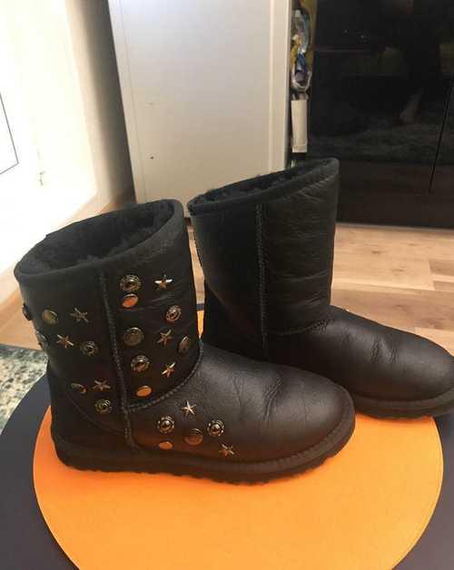 Угги натуральные Jimmy Choo Boots 5829 Black