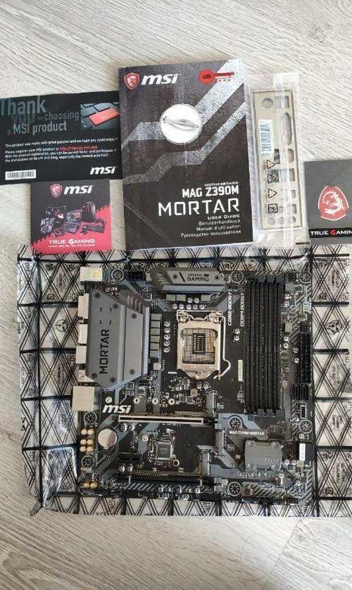 Материнская плата MSI MAG Z390M mortar