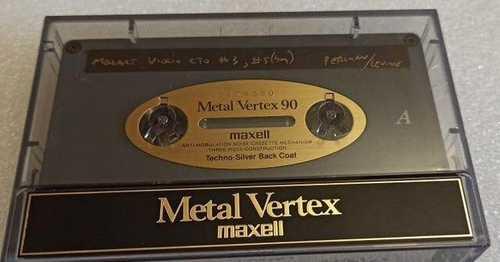 Аудиокассета Maxell Metal Vertex 90