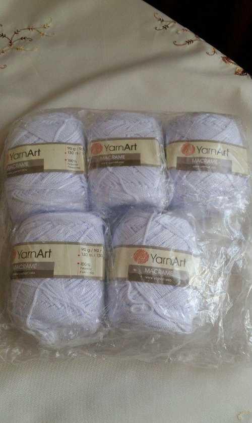 Пряжа yarnart macrame