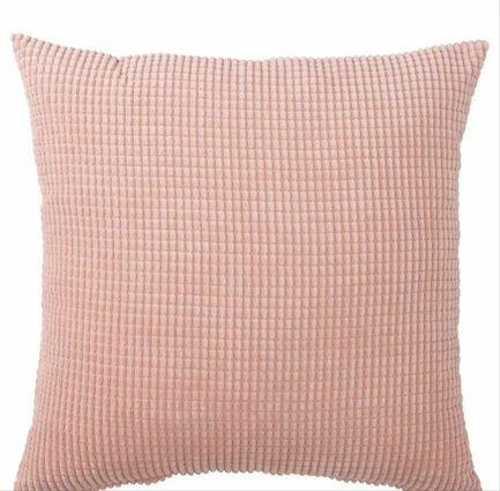 Чехол на подушку розовый IKEA гулльклока 50х50 см